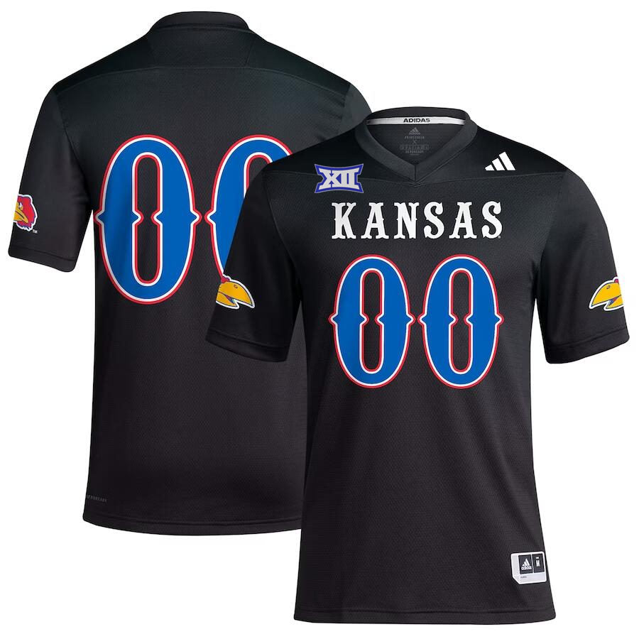 Kansas Jayhawks Blackhawk Football Jersey - Black – Jocks Nitch