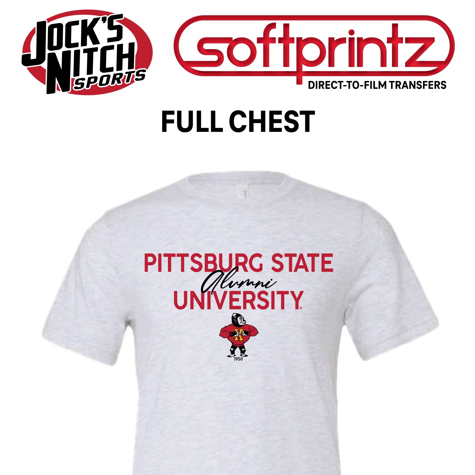 Medium Full Chest SoftPrintz Transfer – Jocks Nitch