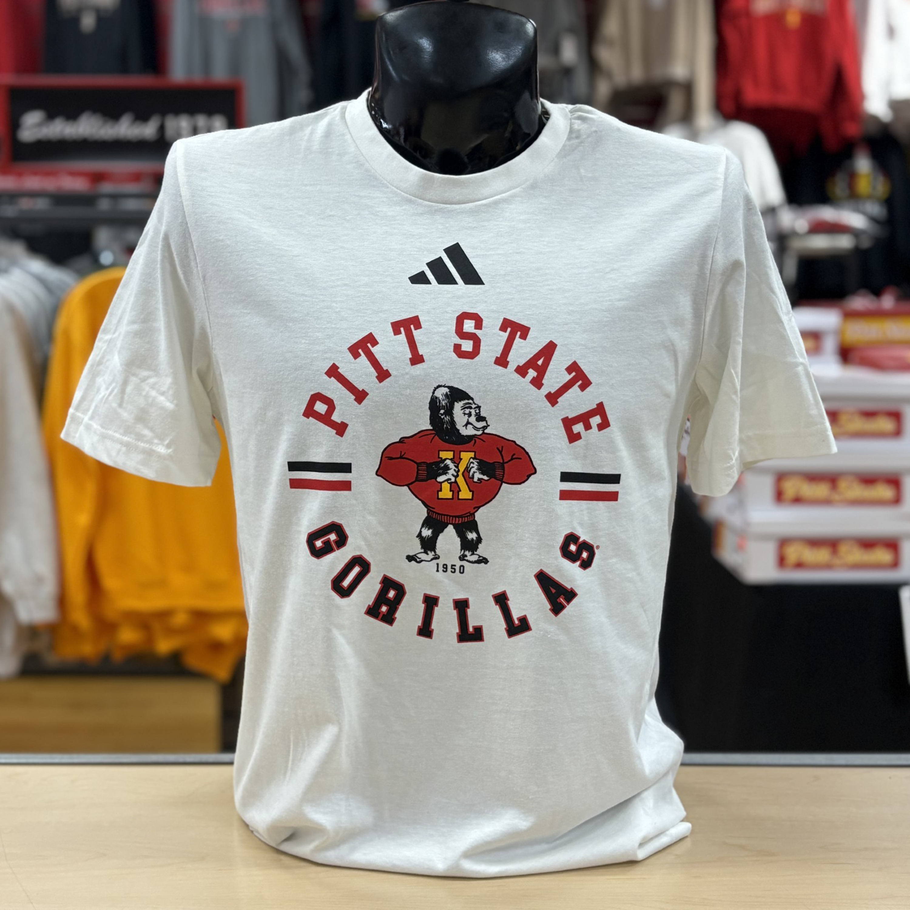 PSU Circle Reboot Tee- White – Jocks Nitch